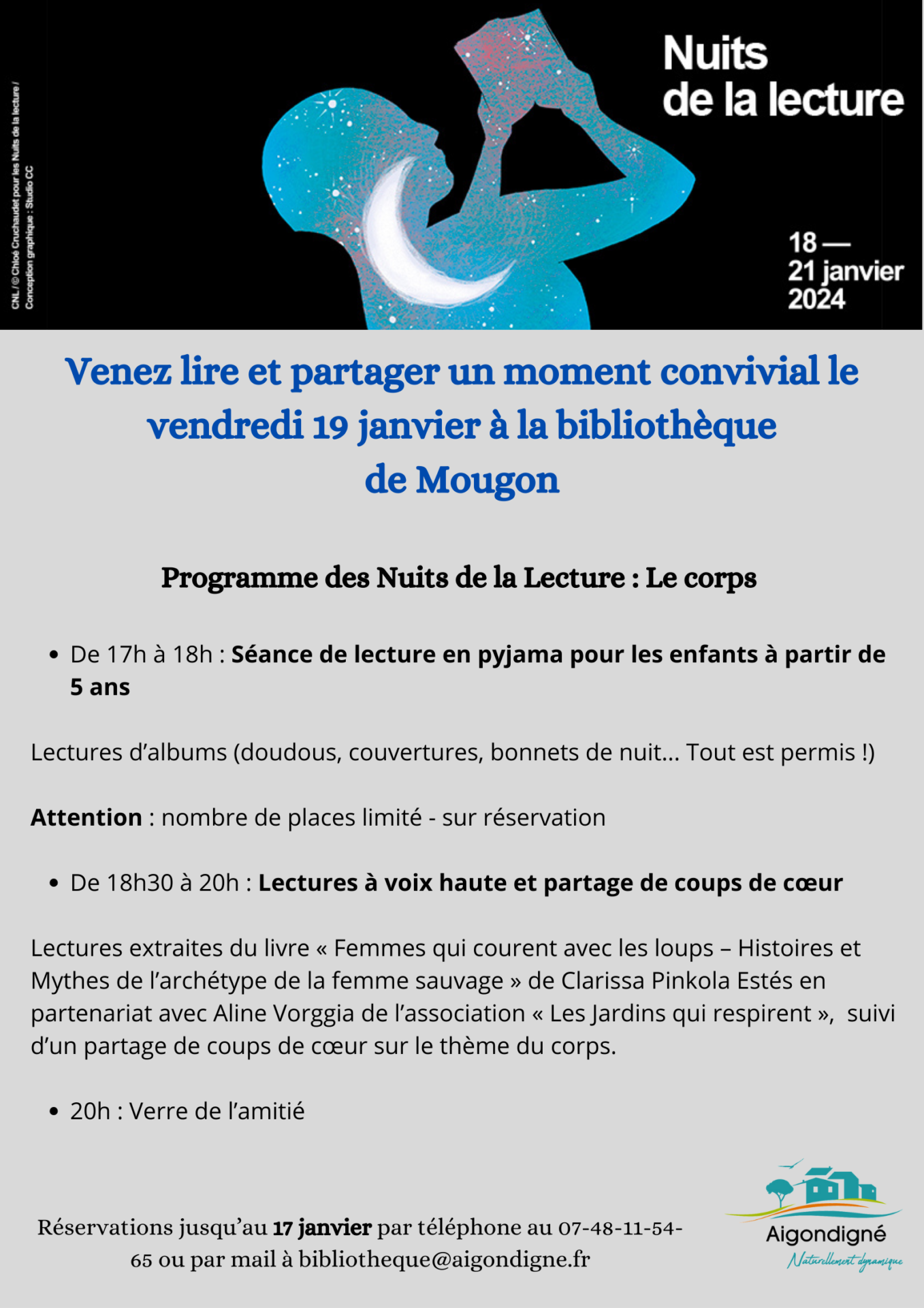 Nuits de la lecture : Lectures à voix haute et partage de coups de cœur ...